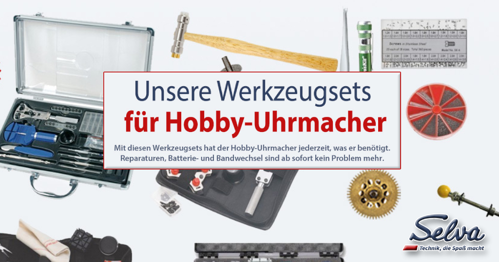 Werkzeugsets exklusiv für Uhrmacherinnen und Uhrmacher: Jetzt entdecken!